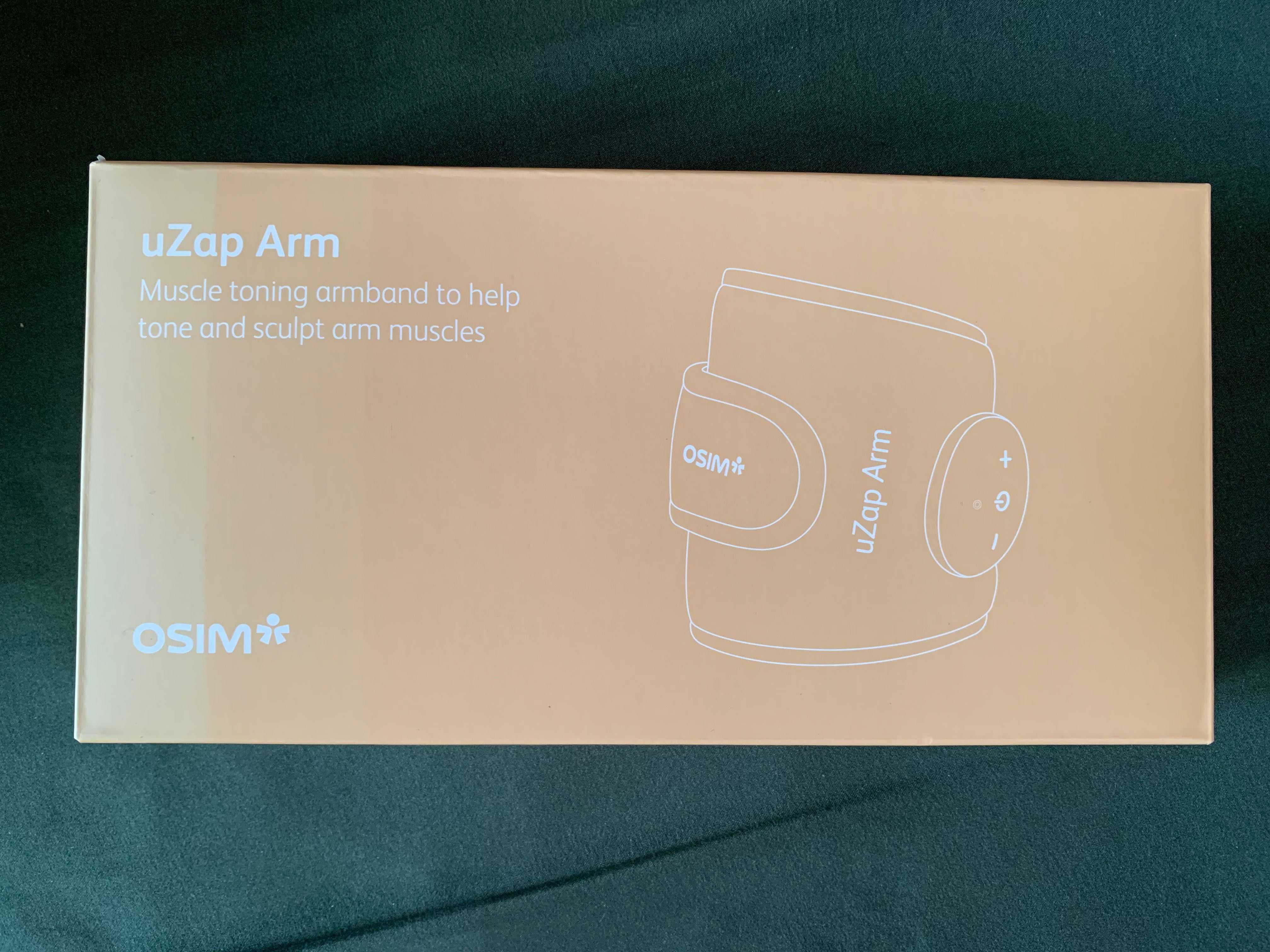 Osim uZap arm EMS Toning Belt, Health & Nutrition, Massage Devices on ...