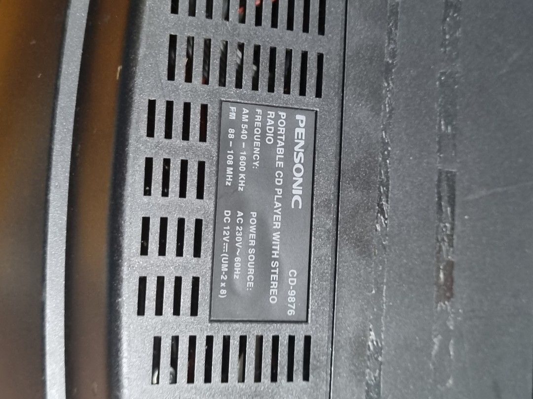 Pensonic CD Player/Radio with free 1 box CDs, Audio, Other Audio ...