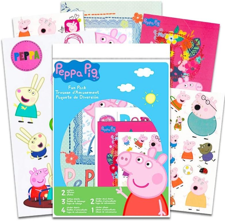 Peppa Pig Floor Puzzle Set ~ 3 Pc Bundle with Peppa Pig Floor Puzzle ...