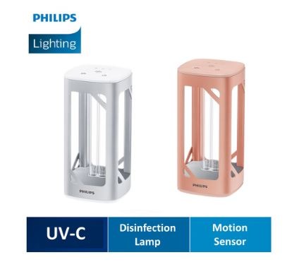 Philips UV-C Disinfection Desk Lamp - Disinfect surfaces, objects. Inactivate bacteria | Motion ...