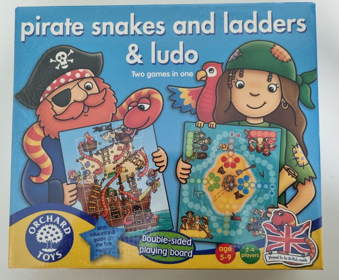 Pirate Snakes and Ladders & Ludo (Orchard Toys), Hobbies & Toys, Toys ...