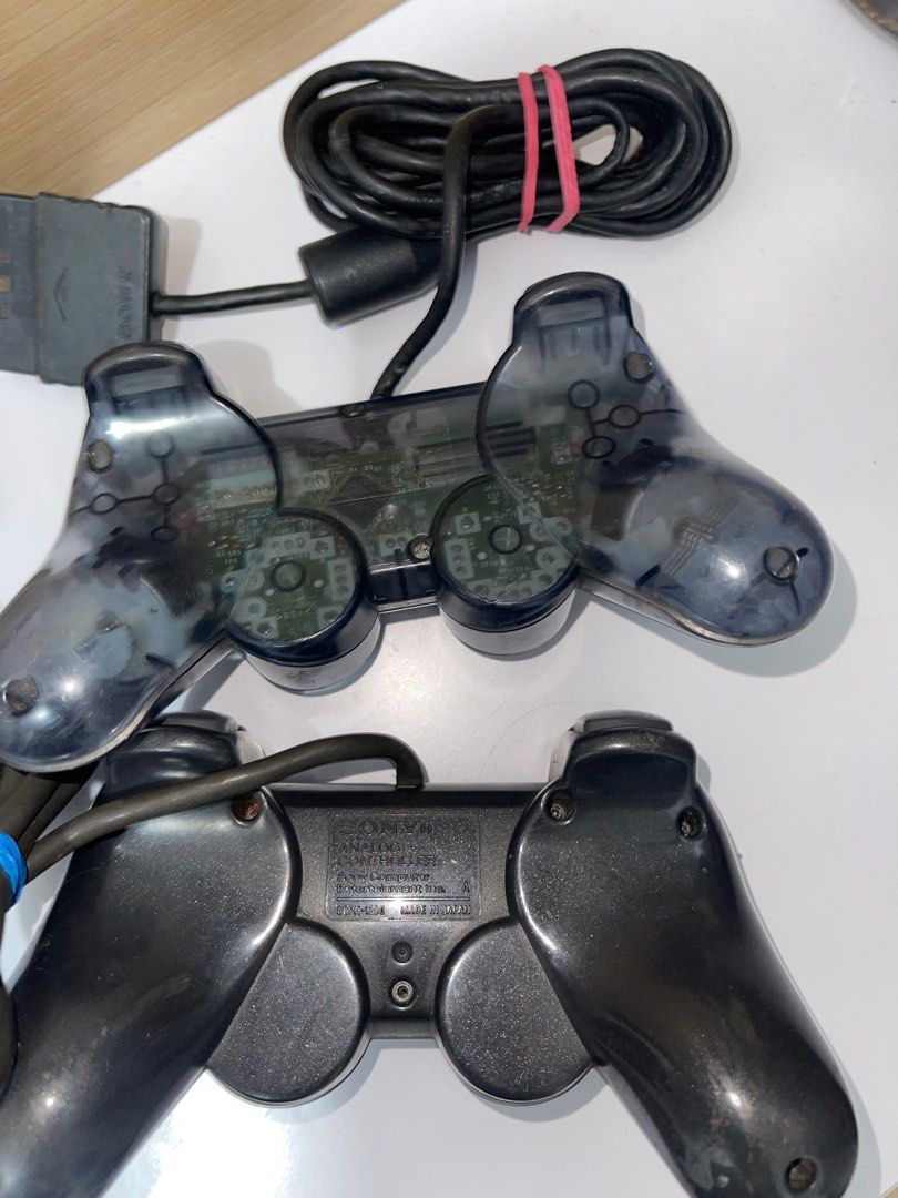 PlayStation 2 PS2 Dual Shock 2 DS2 controller bundle UNTESTED, Video ...