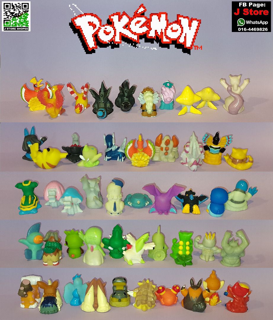 Pokemon Figure collection 5 ( J Store ), Hobbies & Toys, Toys & Games ...