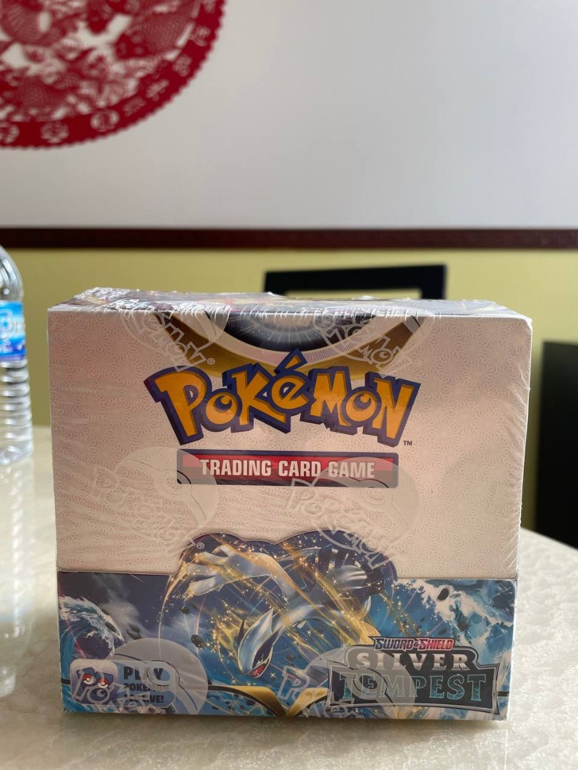 Pokemon Sword & Shield Silver Tempest Booster Box, Hobbies & Toys, Toys & Games on Carousell