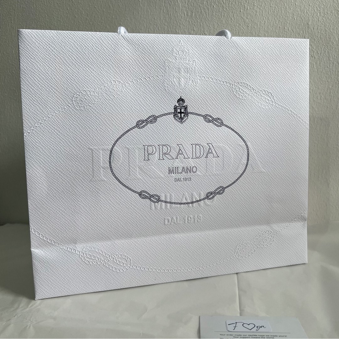 Prada paper bag- medium size on Carousell