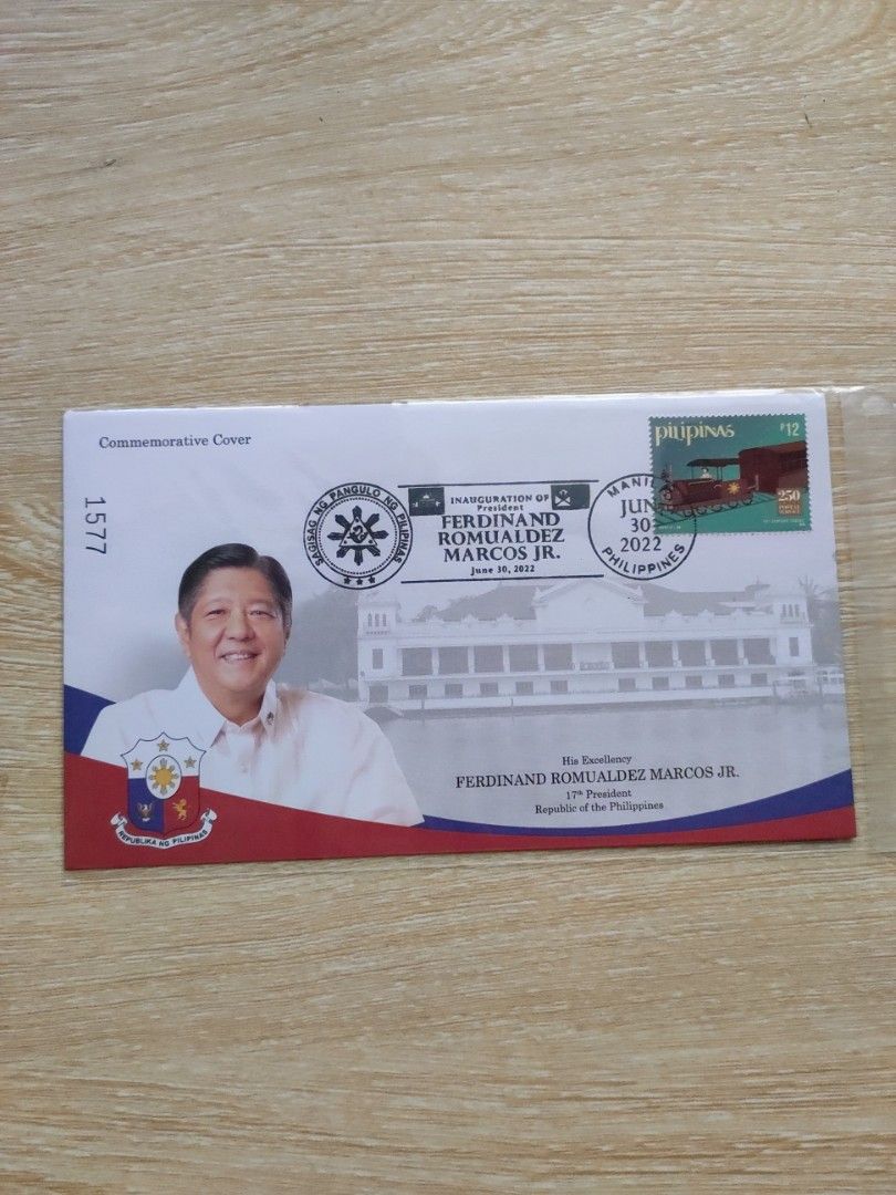 president Bongbong Marcos Inaugural speech commemorative cover and ...