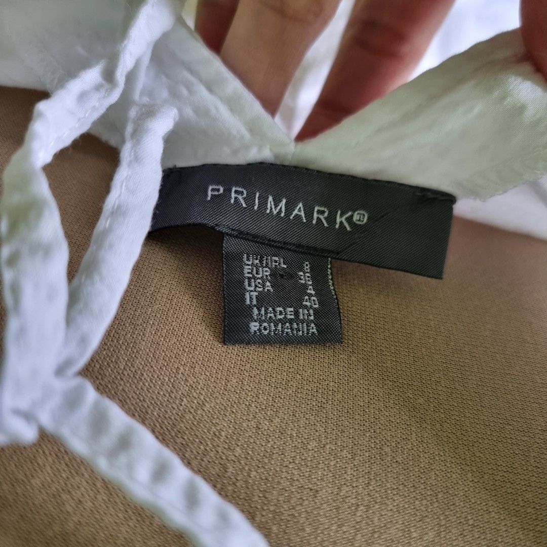 PRIMARK WHITE DRESS XS-S on Carousell