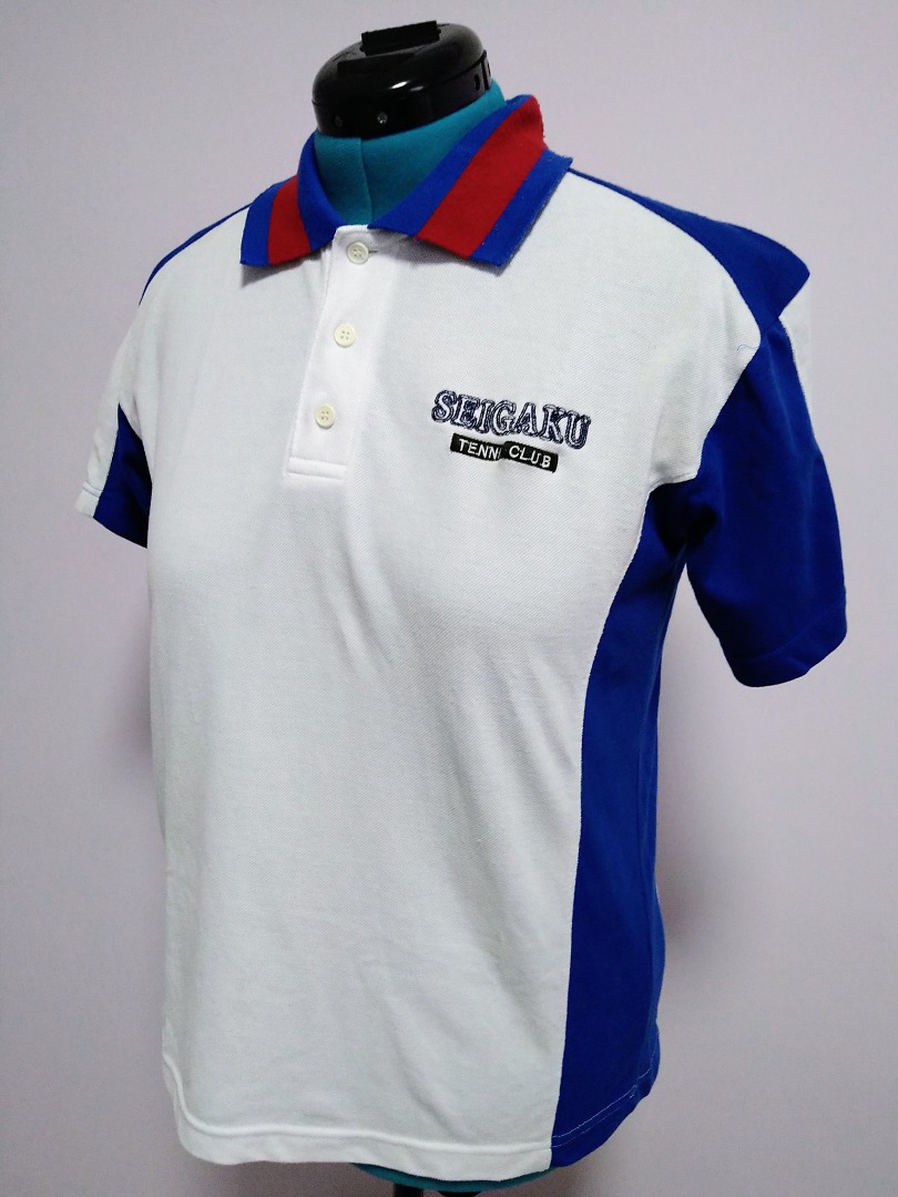 Prince of Tennis Seigaku Tennis Club Jersey Polo T Shirt with Collar ...
