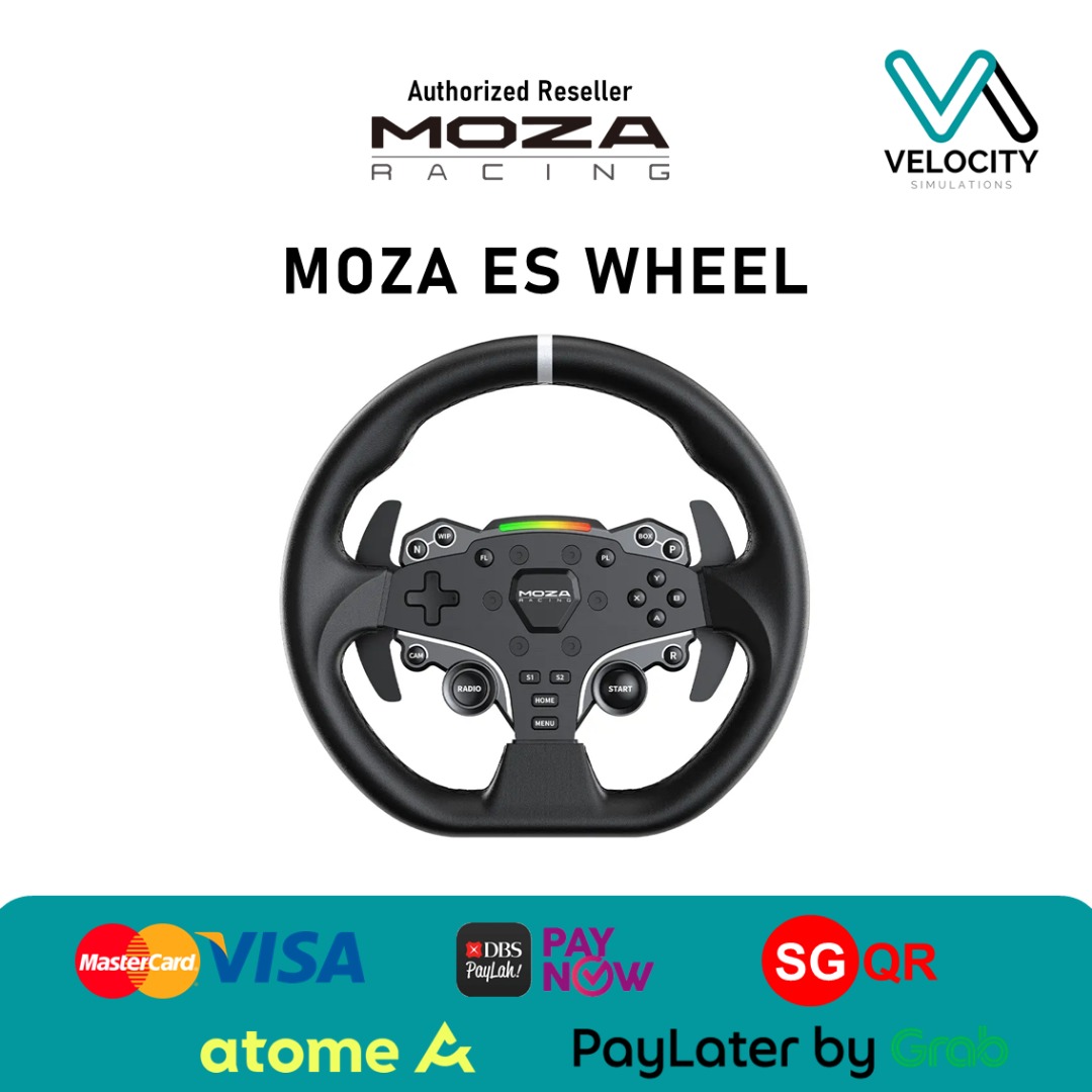 MOZA ES Wheel - Moza Racing, Video Gaming, Gaming Accessories ...