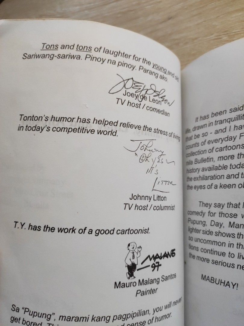 Pupung Comics with Joey de Leon Autograph, Hobbies & Toys, Books ...