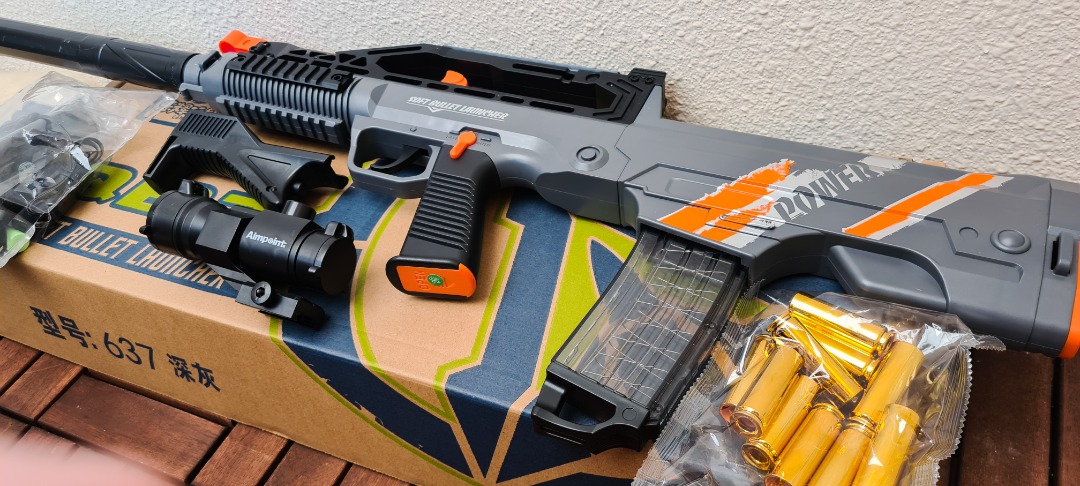 QBZ 95 Electric Foam Dart Blaster [Limited] PM to deal, Hobbies & Toys ...