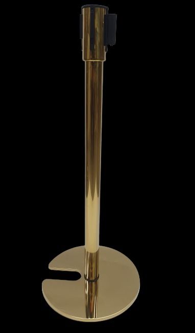 Queue Pole | Premium | Retractable | Stackable | Gold, Furniture & Home ...