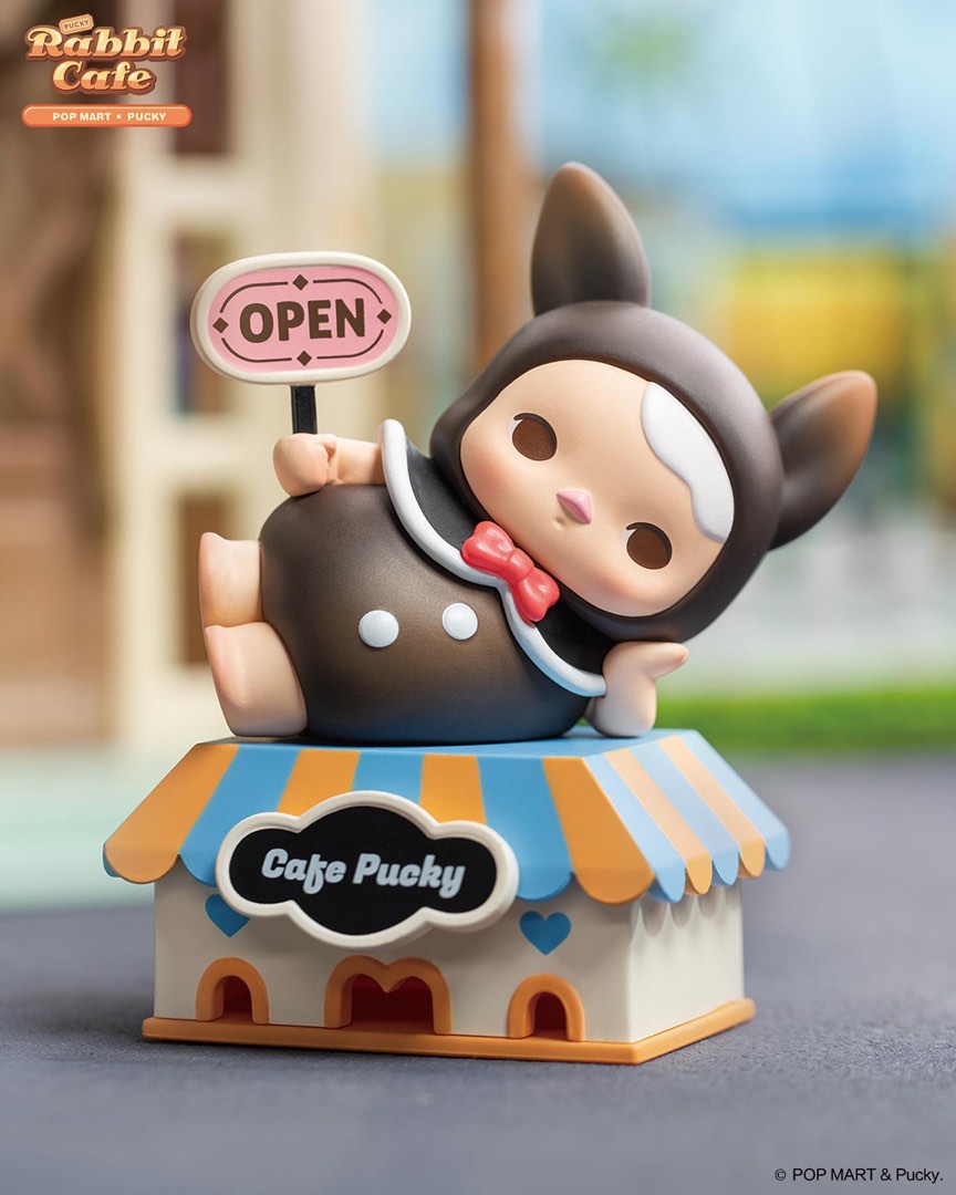 Rabbit Cafe from POP MART Pucky Rabbit Cafe Series, Hobbies & Toys ...