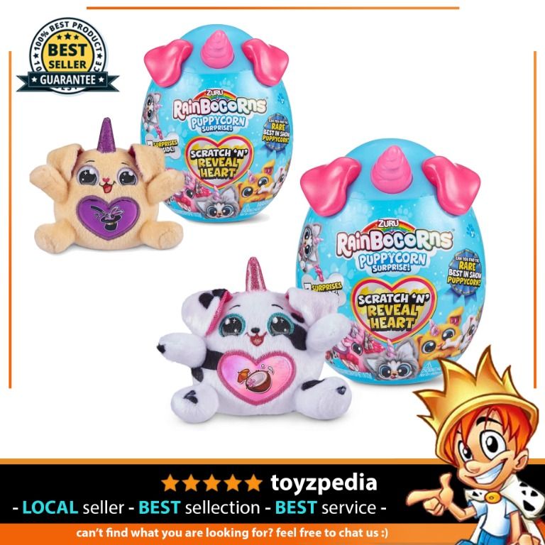 Rainbocorns-Sparkle Heart Surprise-Series 3 Puppycorn Surprise Labra by ZURU, Hobbies & Toys ...