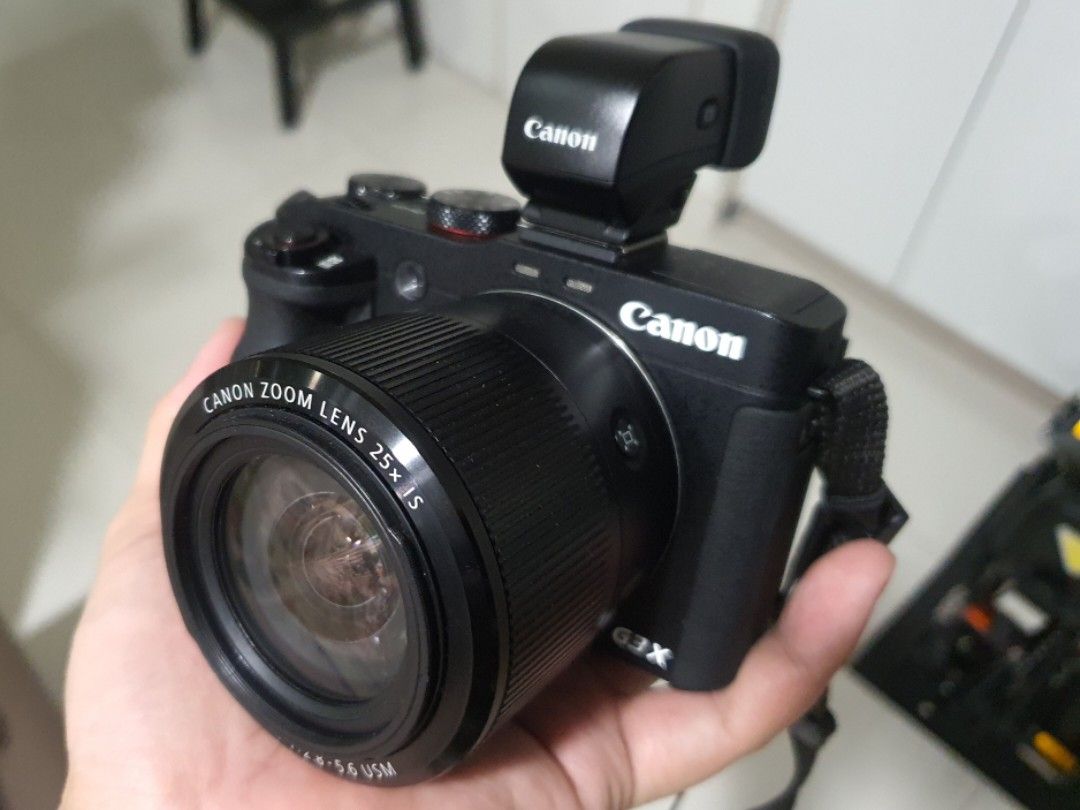 Rare Canon G3X (25x Optical!) + EVF-DC1 for sale, Photography, Cameras ...