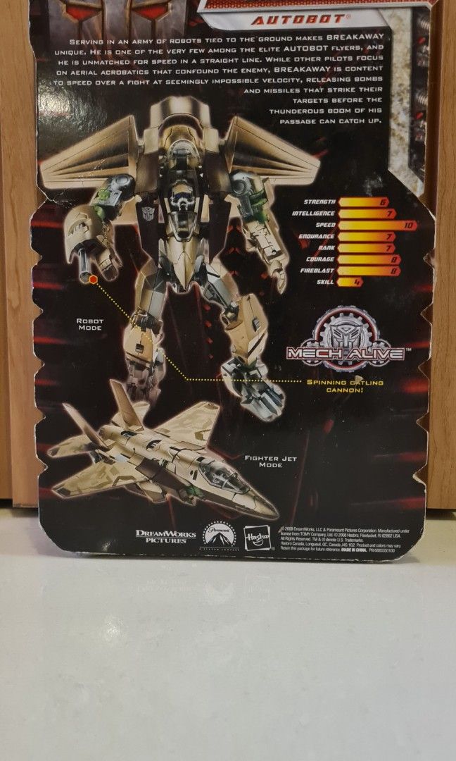 (Rare) Transformer Revenge Of The Fallen (BREAKAWAY), Hobbies & Toys ...