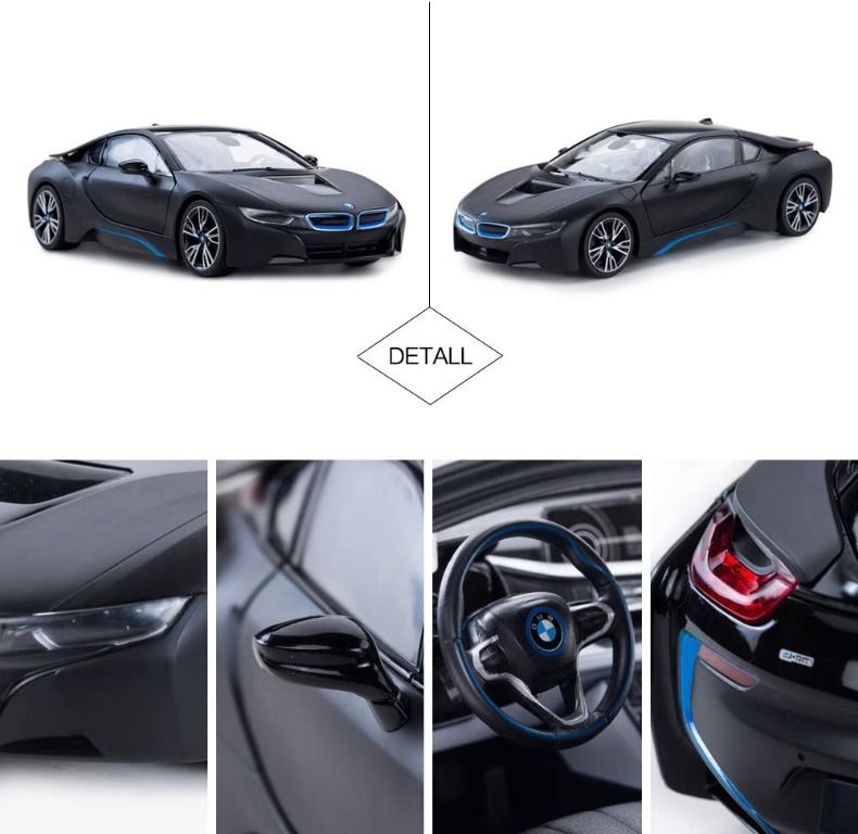 RASTAR Remote Control Car, 1:14 BMW i8 Radio Remote Control Racing RC ...