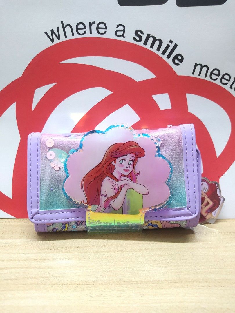 Ready Stock Original Smiggle Mermaid Ariel wallet birthday gift, Babies ...