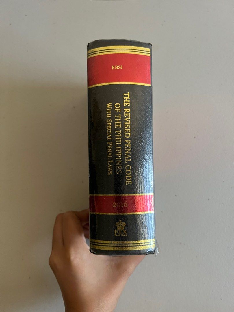Revised Penal Code Codal 2016 edition, Hobbies & Toys, Books & Magazines, Textbooks on Carousell