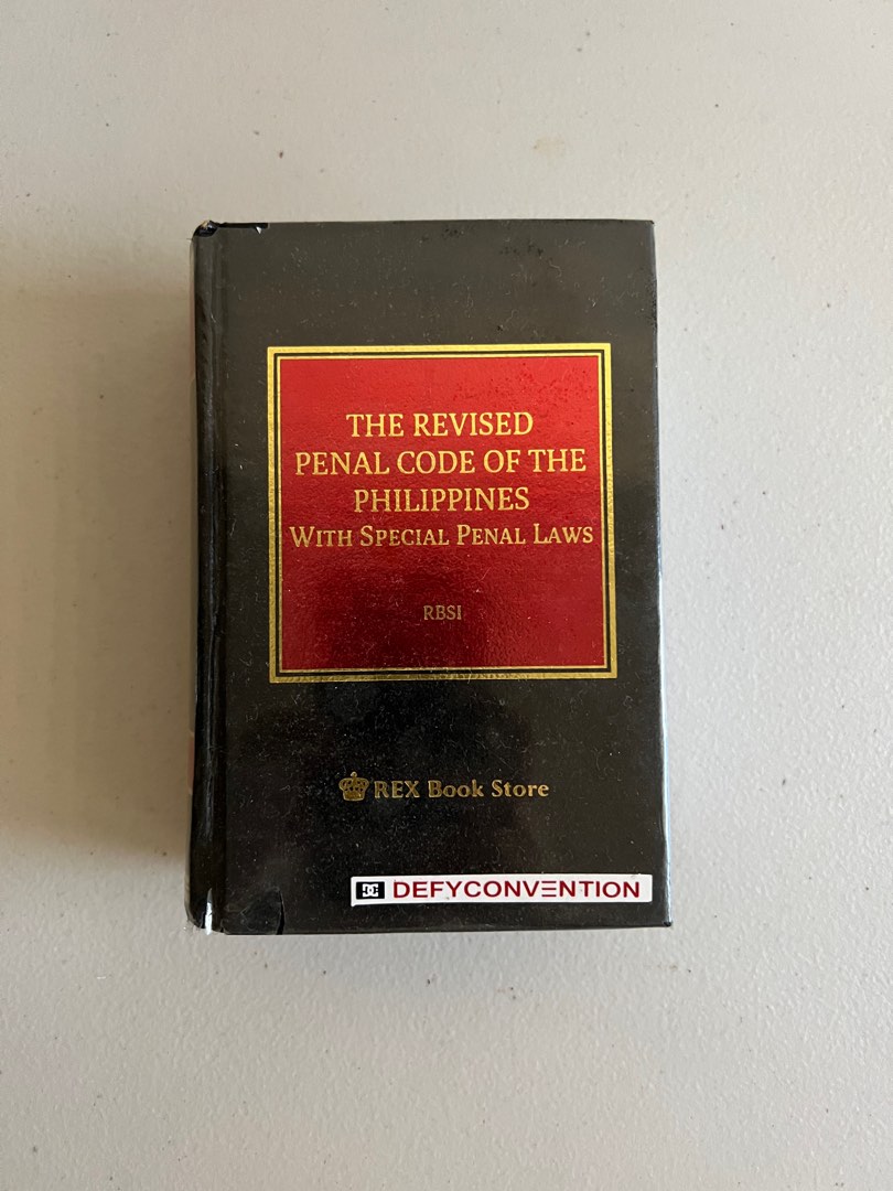 Revised Penal Code Codal 2016 edition, Hobbies & Toys, Books ...