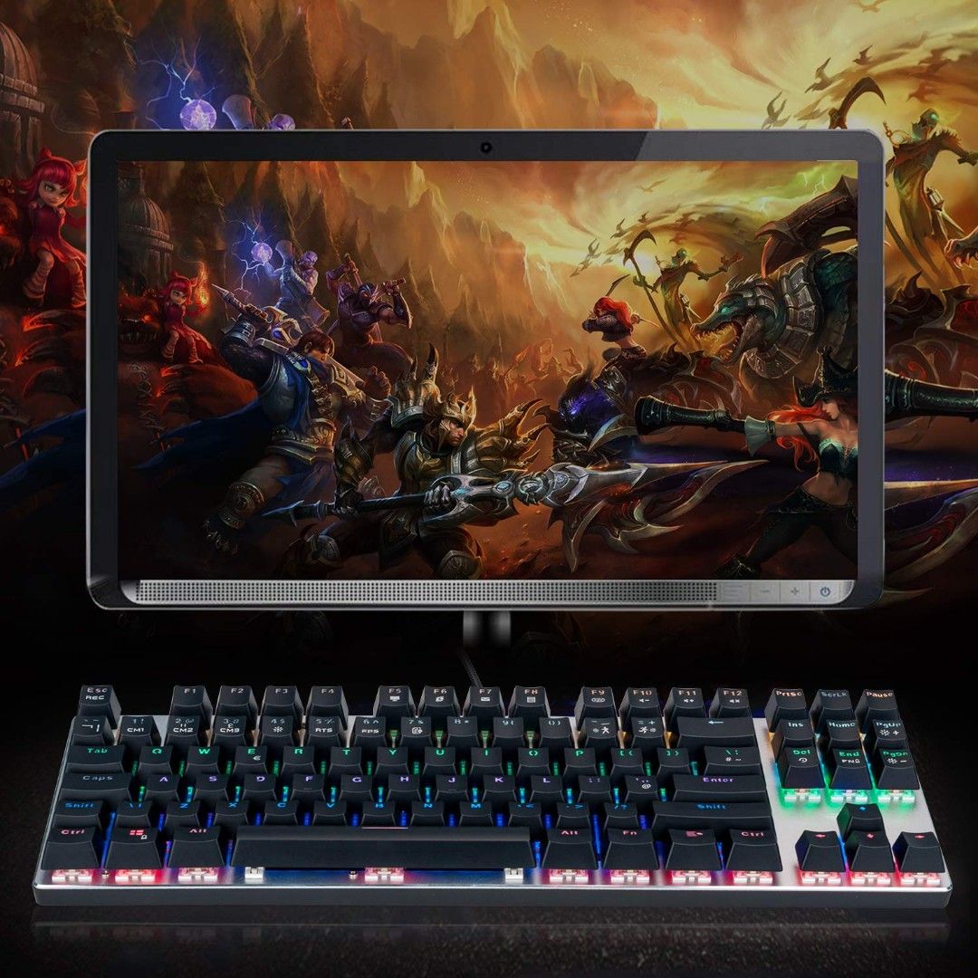 Rii RK908 Mechanical Mixed Color Game Keyboard, Computers & Tech, Parts ...