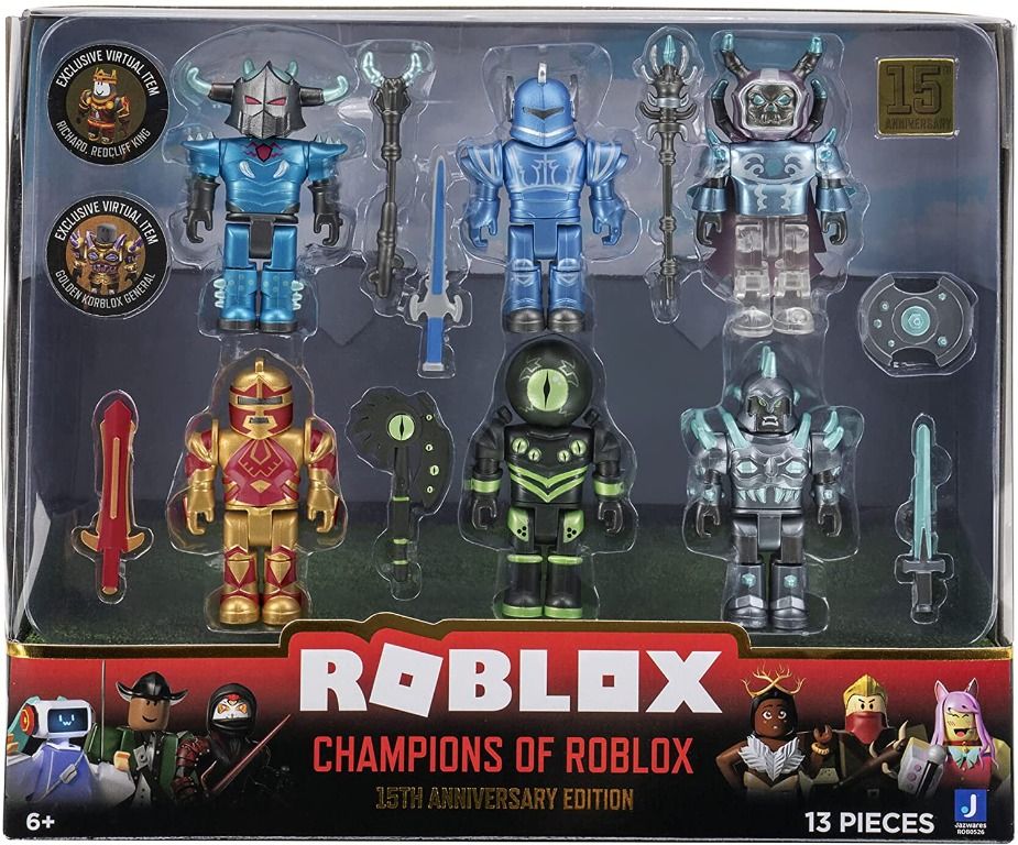 Roblox Action Collection - Champions of Roblox 15th Anniversary Gold ...