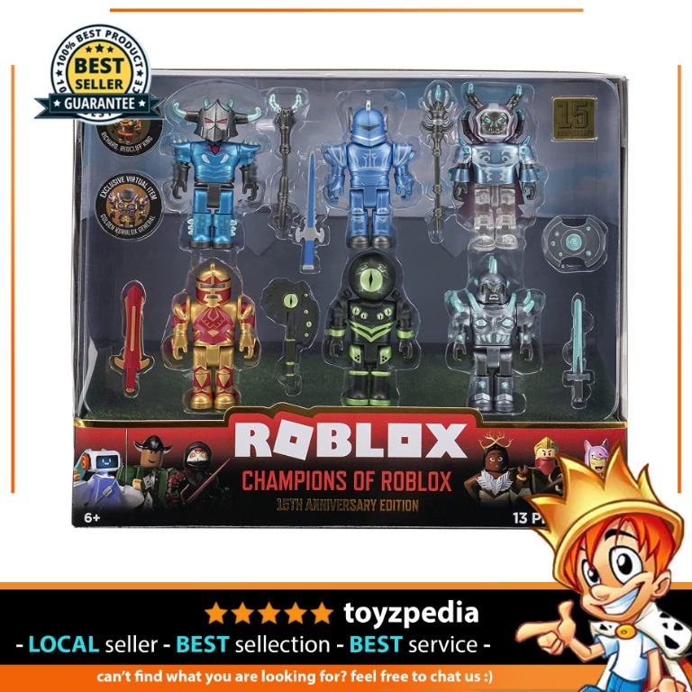 Roblox Action Collection - Champions of Roblox 15th Anniversary Gold ...