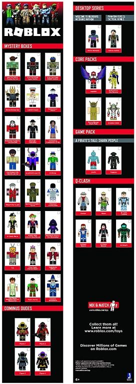 Roblox Action Collection - Series 7 Mystery Figure 6-Pack [Includes 6 ...