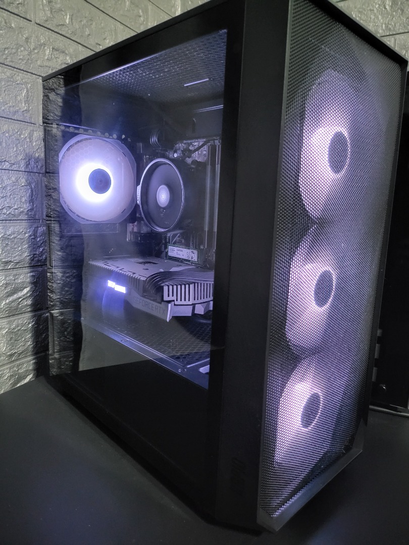 RTX 2060 Ryzen 3600 16GB RAM 512GB SSD RGB Gaming PC Desktop Aftershock ...