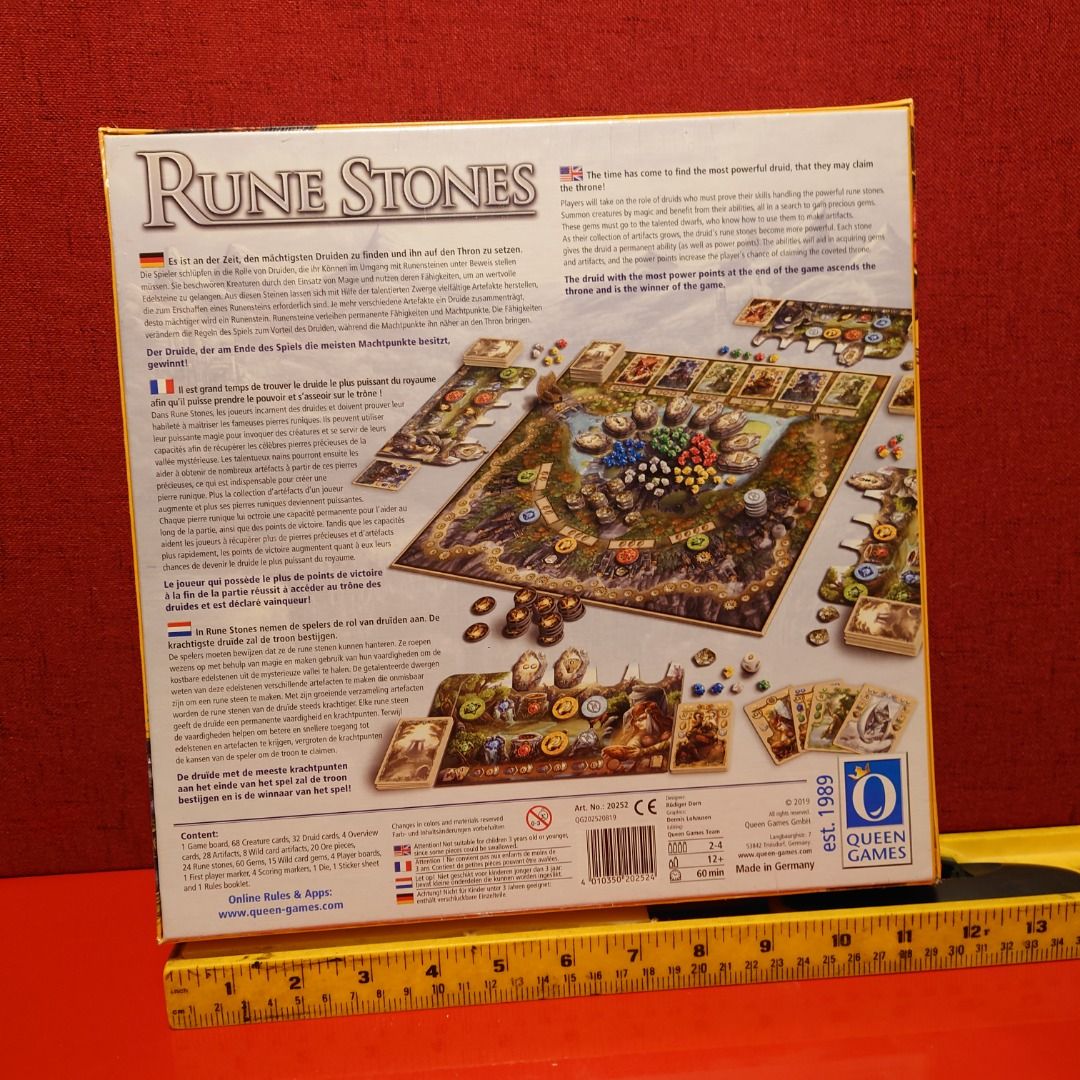 Rune Stones board game, 興趣及遊戲, 玩具 & 遊戲類 - Carousell