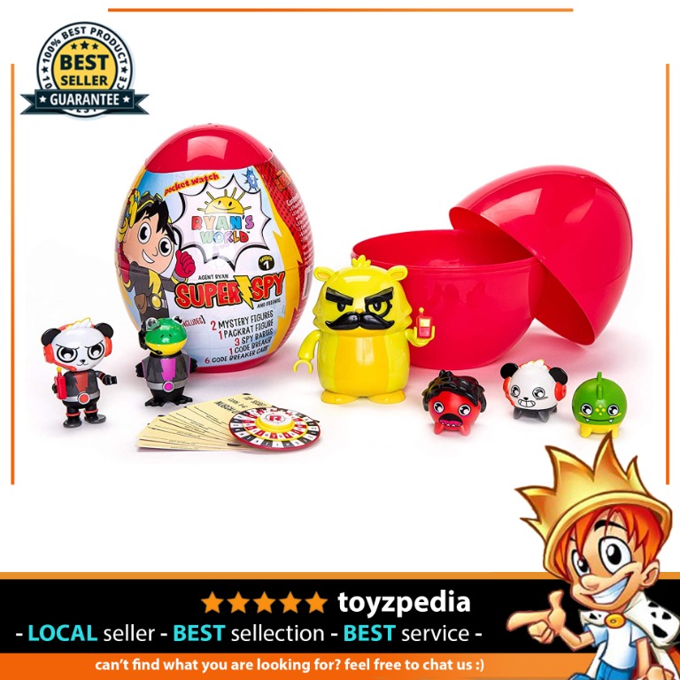 Ryan’s World Super Spy Ryan’s Mega Micro Egg, Full Of Secret Surprises ...