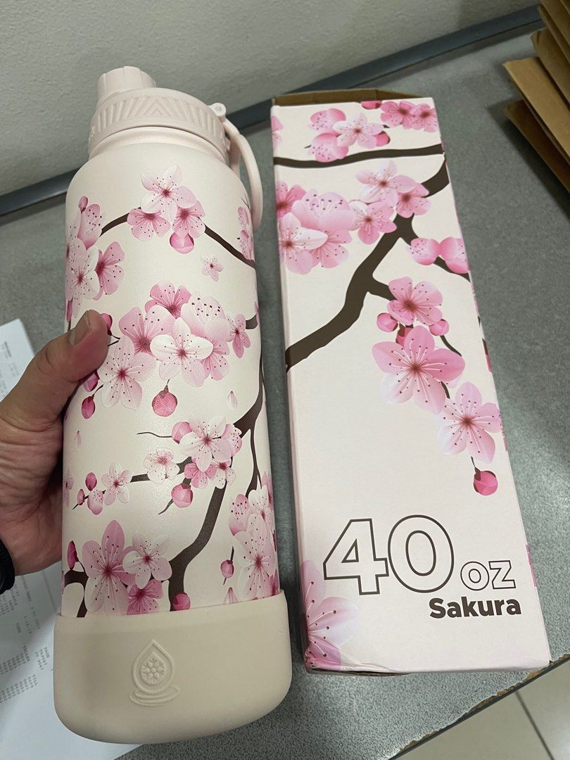 Sakura Limited Edition Aquaflask, Furniture & Home Living, Kitchenware ...