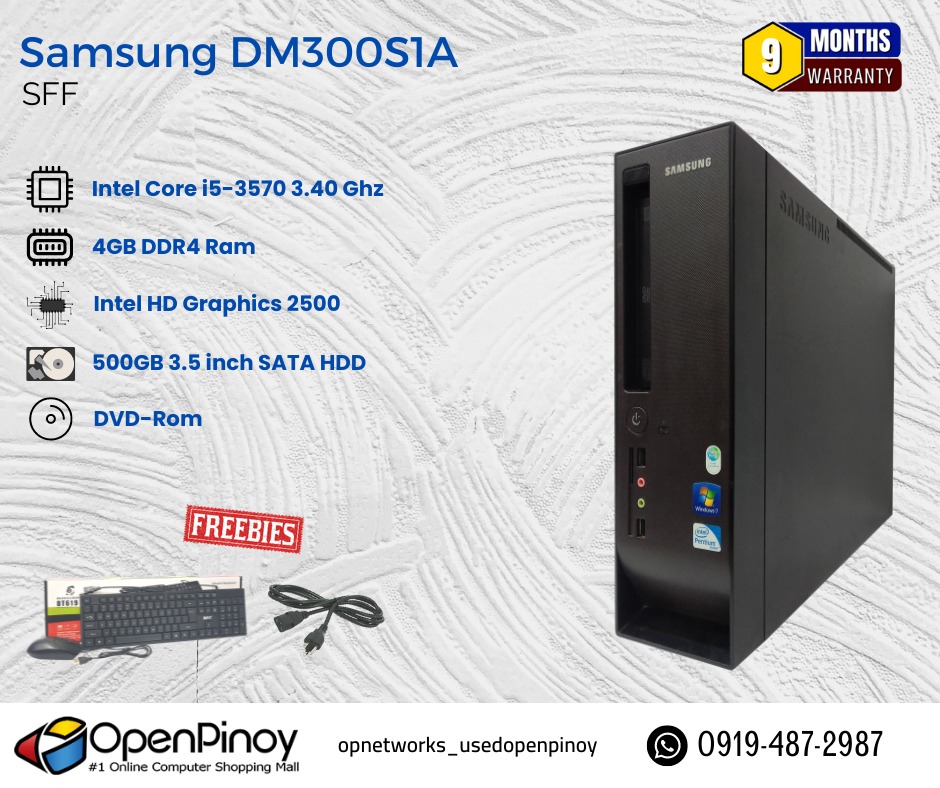 Samsung DM300S1A SFF | Pre-Owned, Computers & Tech, Desktops on Carousell