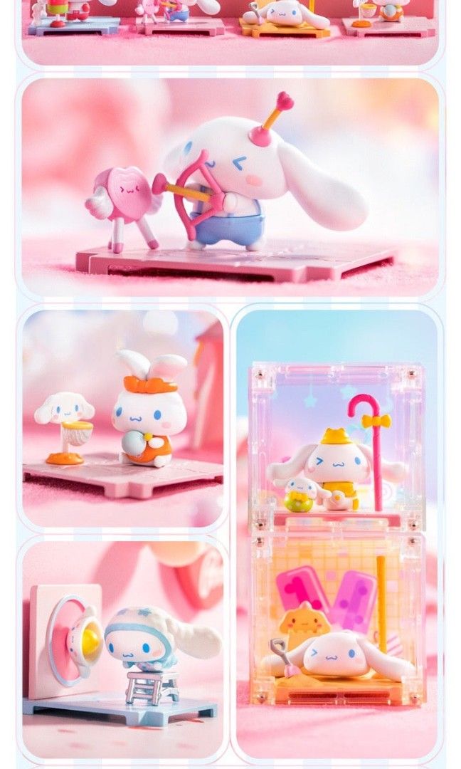 [SANRIO X MOETCH] SANRIO CINNAMOROLL TAKE IT EASY SERIES FULL SET AND ...