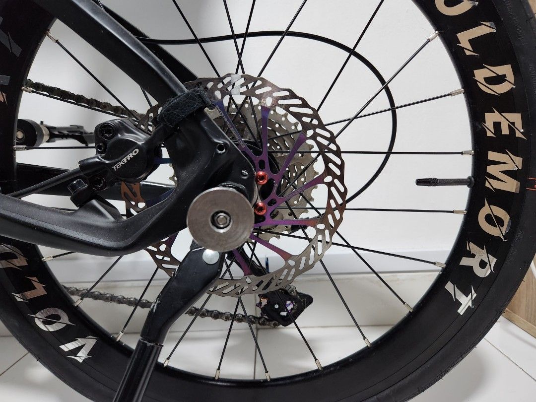 Sava Z1 9 Speed (Blue) Carbon fiber folding bike, Sports Equipment ...