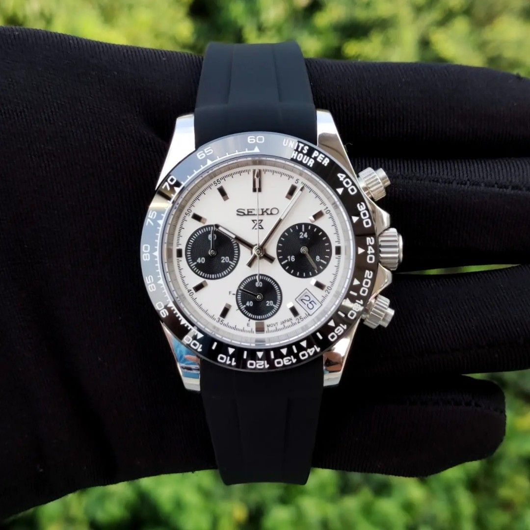 Seiko Speedtimer Panda Mod, Men's Fashion, Watches & Accessories ...