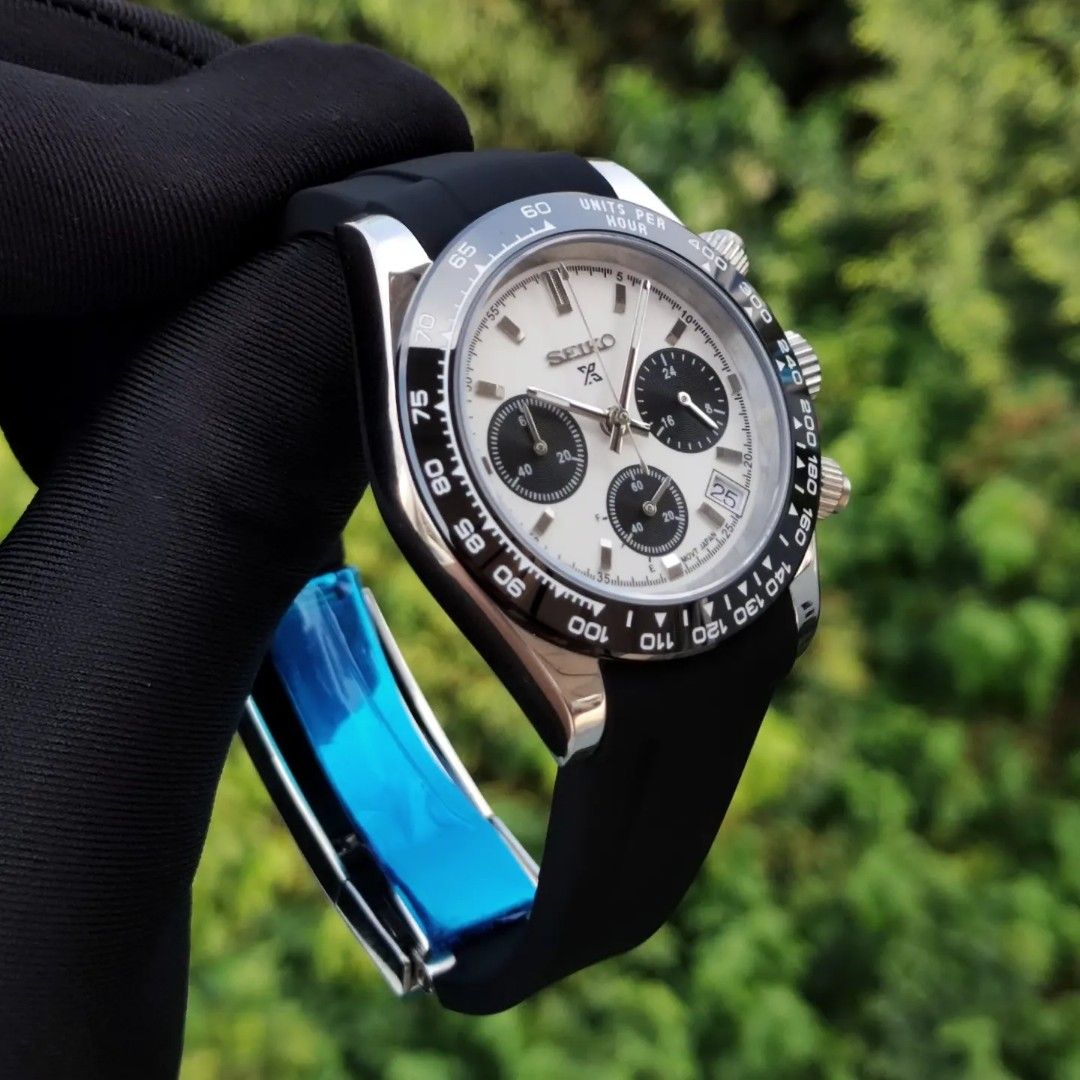 Seiko Speedtimer Panda Mod, Men's Fashion, Watches & Accessories ...