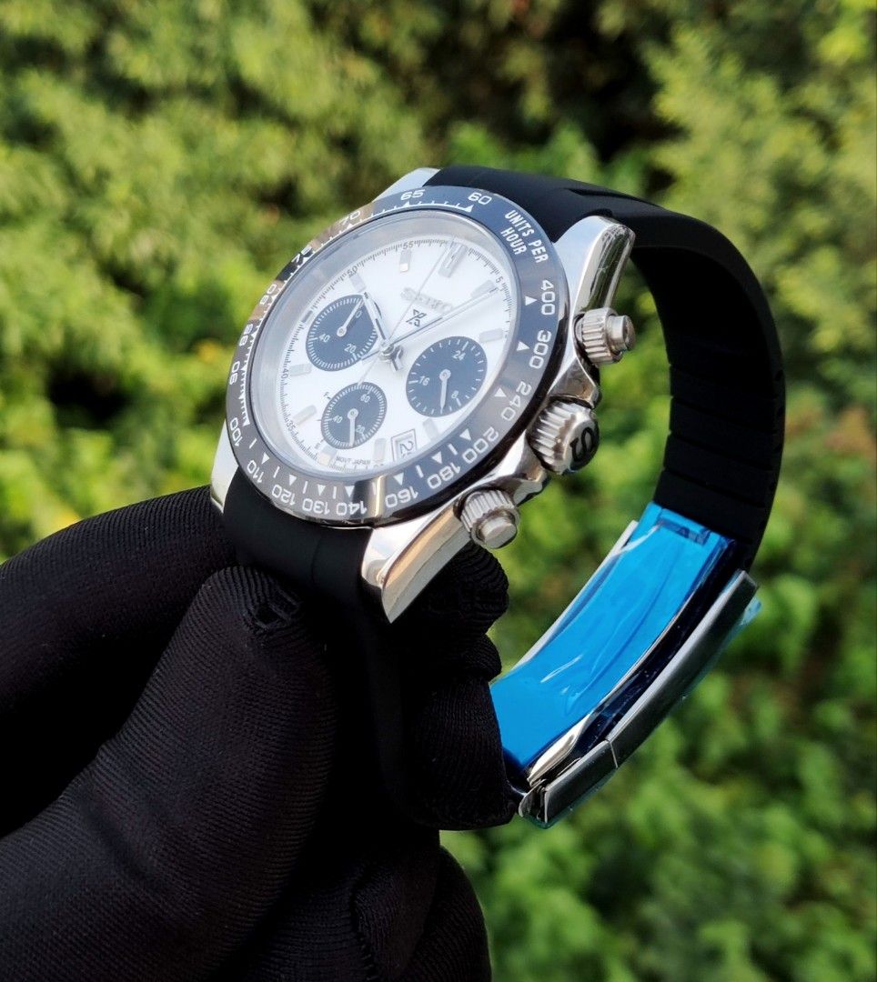 Seiko Speedtimer Panda Mod, Men's Fashion, Watches & Accessories ...