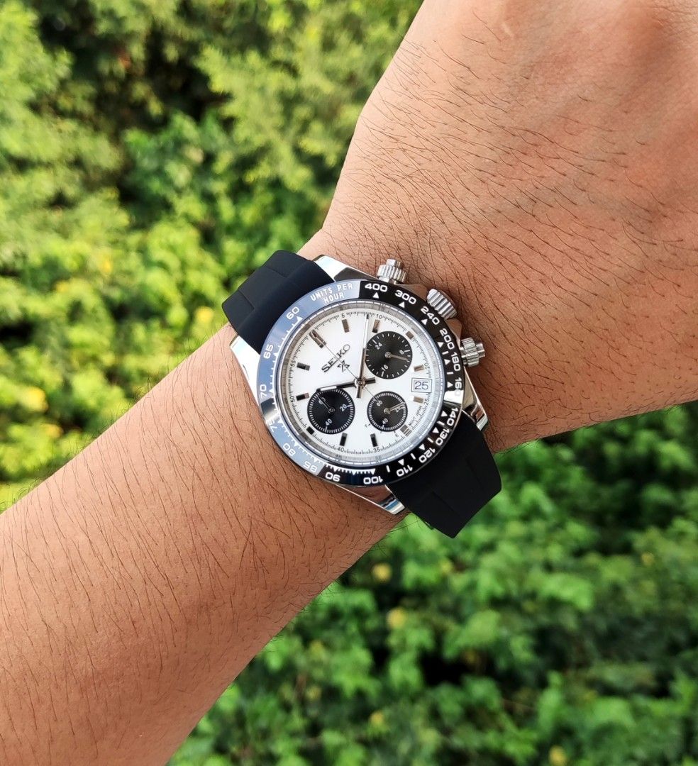 Seiko Speedtimer Panda Mod, Men's Fashion, Watches & Accessories ...