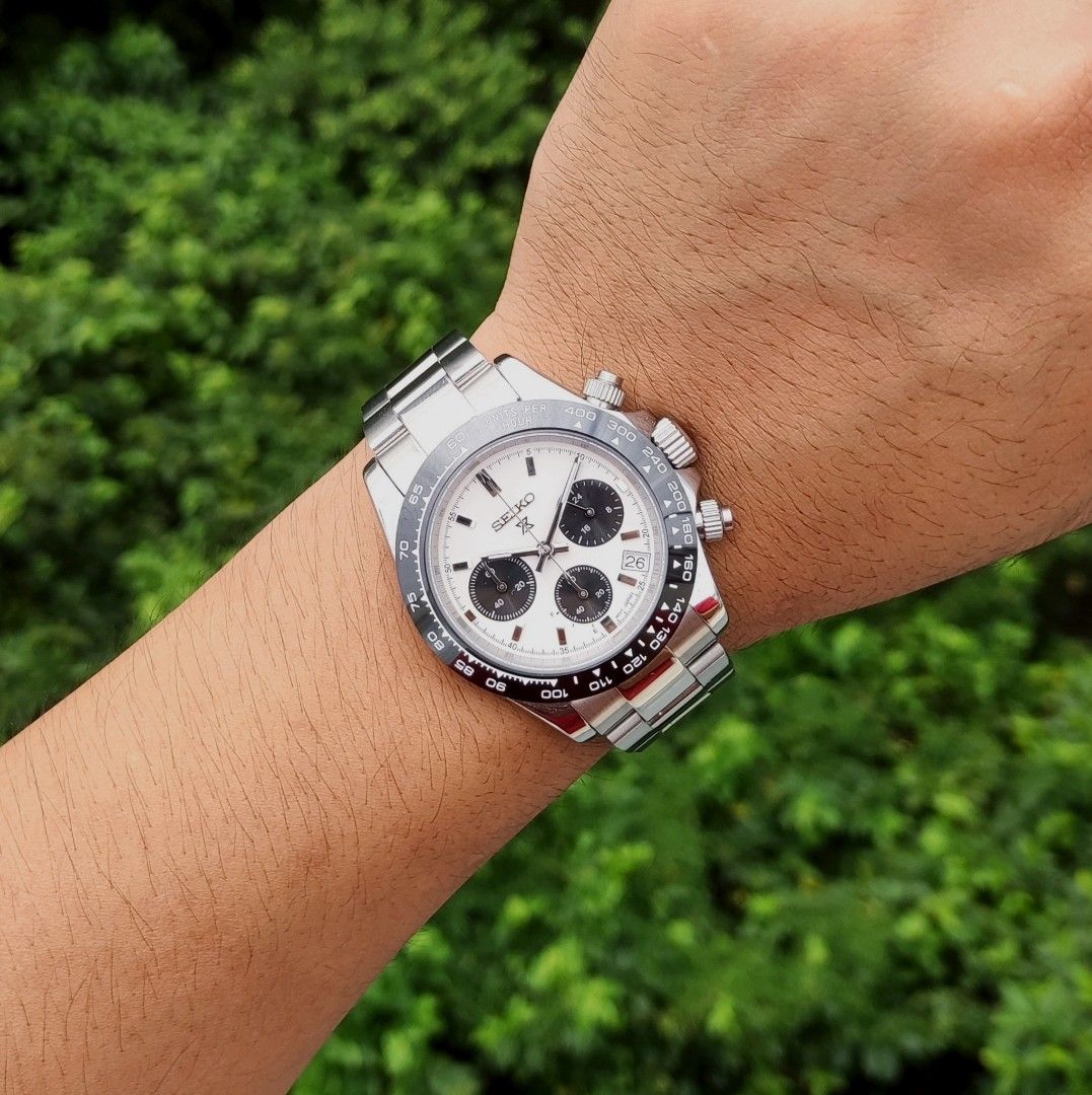 Seiko Speedtimer Panda Mod, Men's Fashion, Watches & Accessories ...