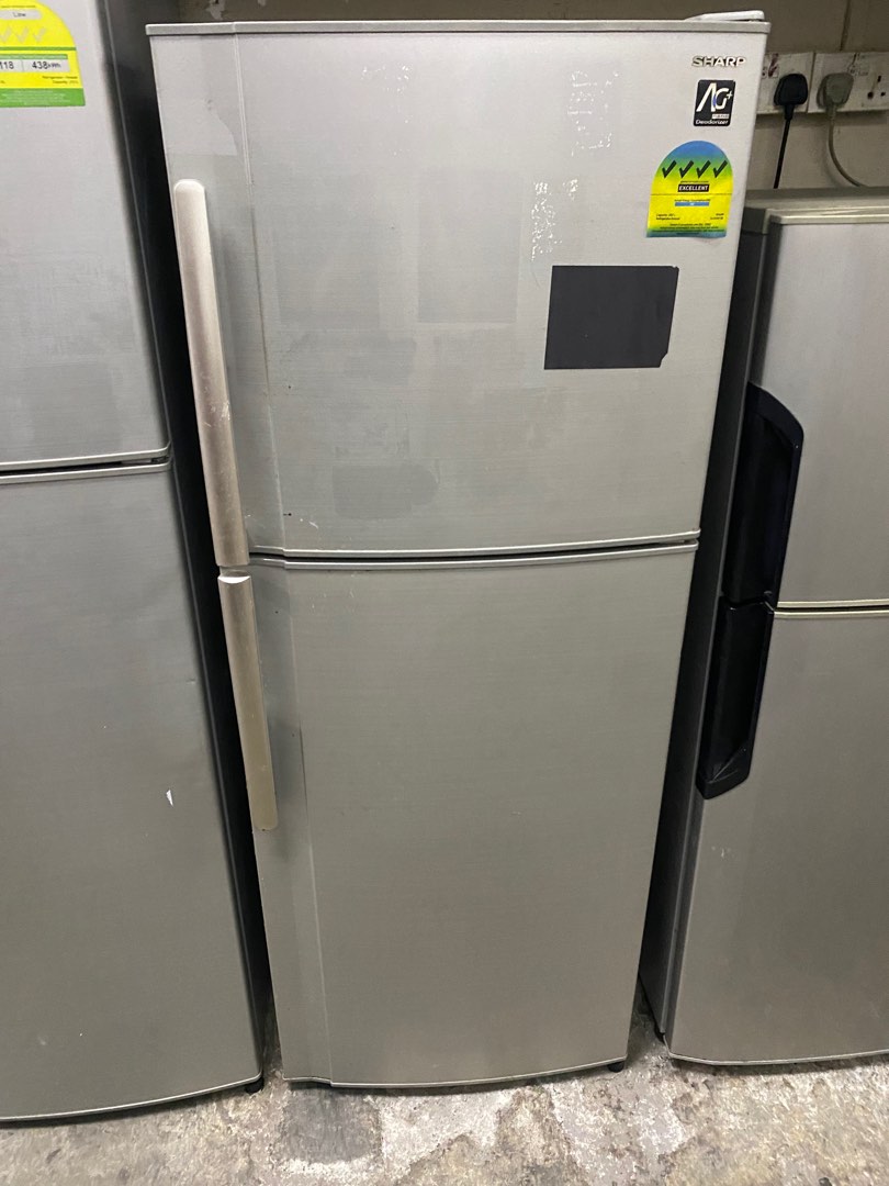Sharp 4Ticks Fridge, 282L, TV & Home Appliances, Kitchen Appliances ...