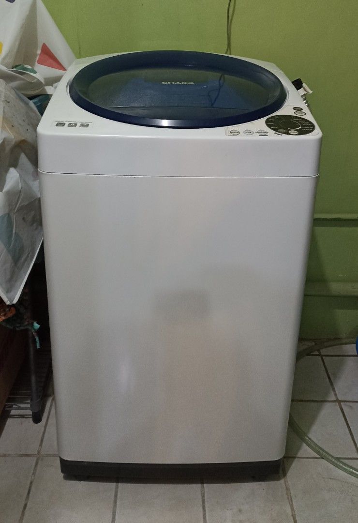 Sharp Automatic Washing Machine ES-U75GP-BL, TV & Home Appliances ...