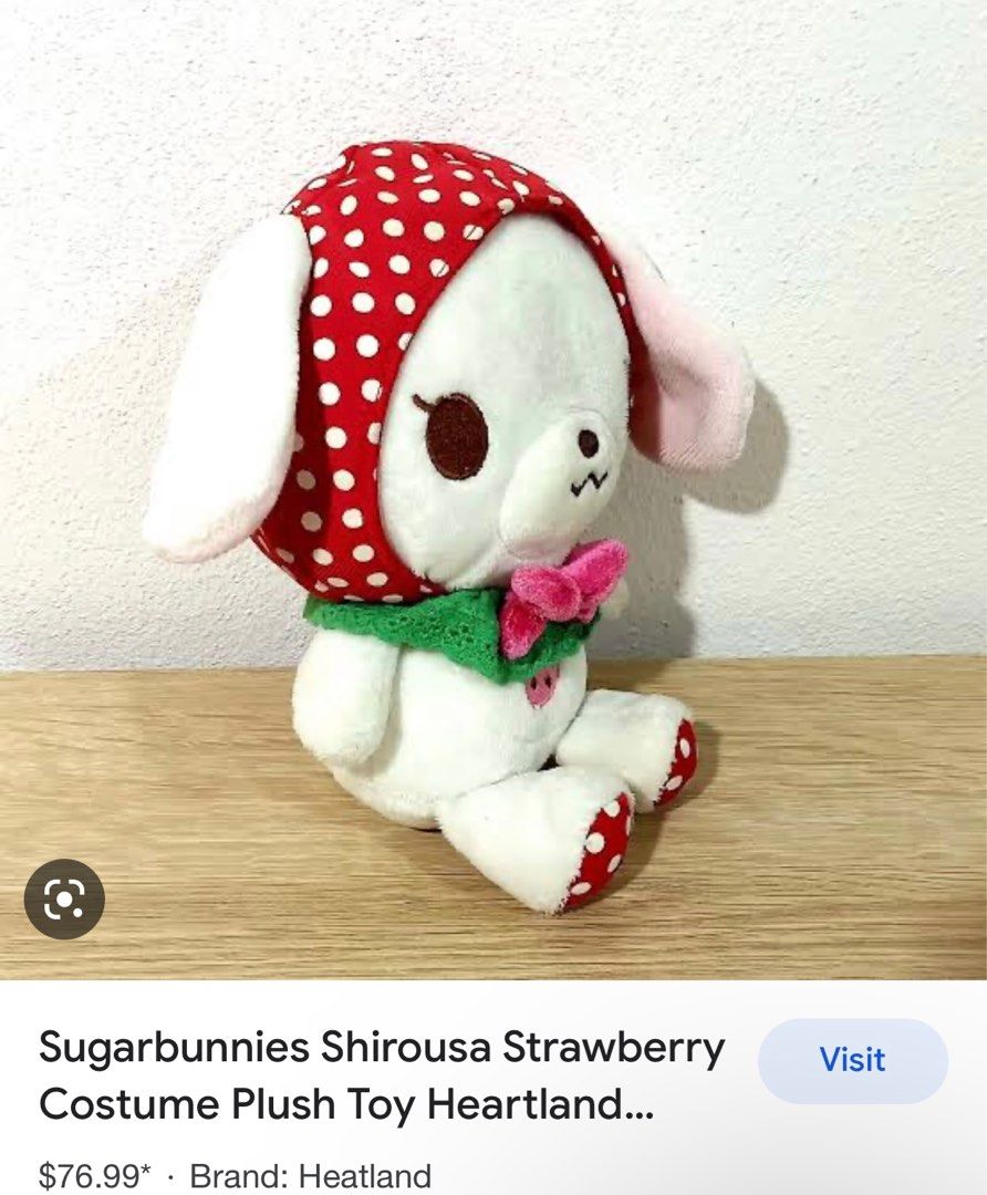 Shirousa Strawberry Sugar Bunnies, Hobbies & Toys, Toys & Games on ...