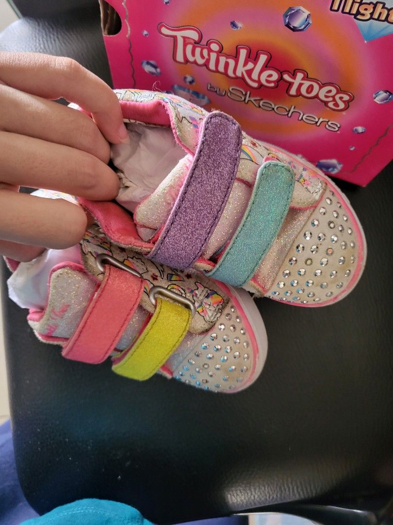 Skechers Twinkle Toes Shoes Nyala, Bayi & Anak, Baju Anak Perempuan, 1 ...