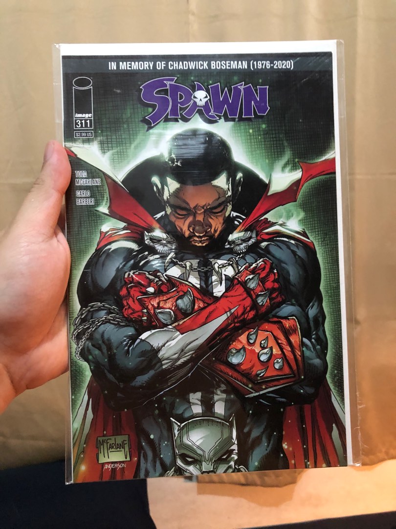 Spawn Tribute To Chadwick Boseman Cover On Carousell