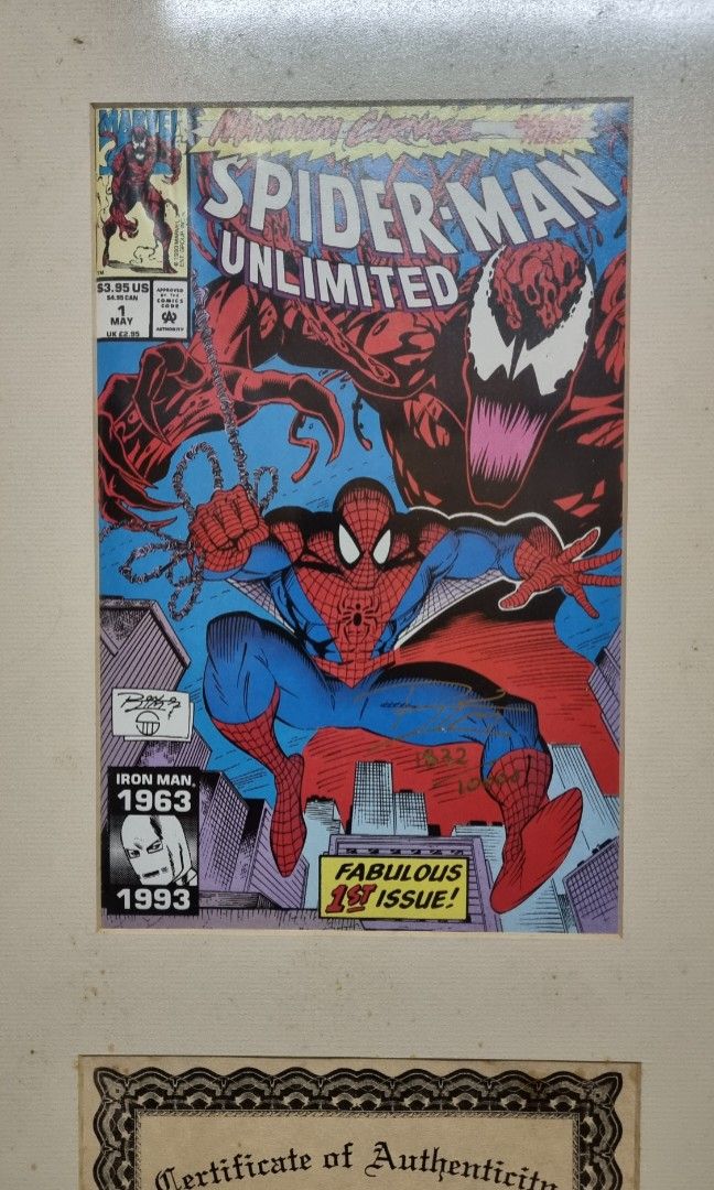 SPIDER-MAN COMIC WITH CERTIFICATE, Hobbies & Toys, Collectibles ...