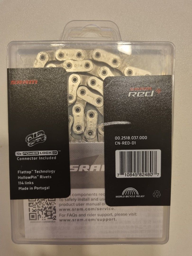 Sram Red 12 speed chain, Sports Equipment, Bicycles & Parts, Parts ...
