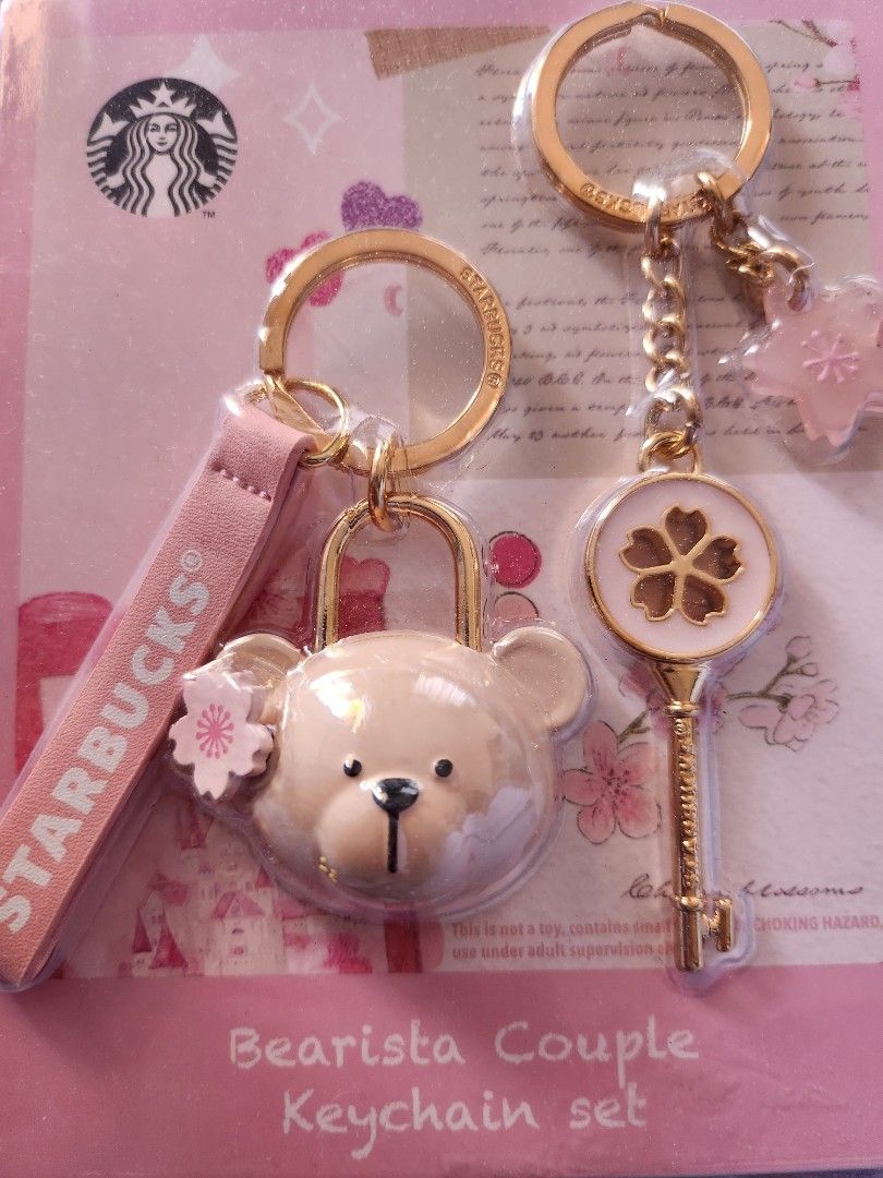 Starbucks bearista keychain set on Carousell