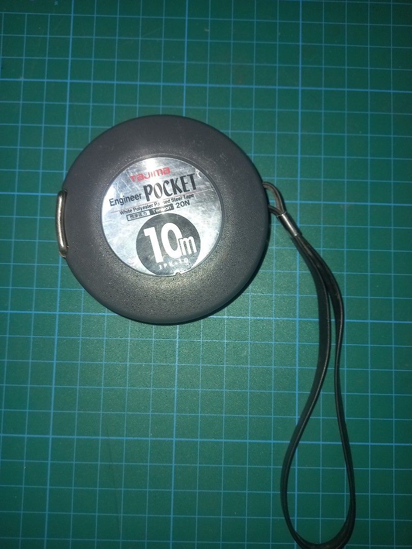 TAJIMA ENGINEER POCKET EPK-10 10meters Measuring Tape Japan Made ...