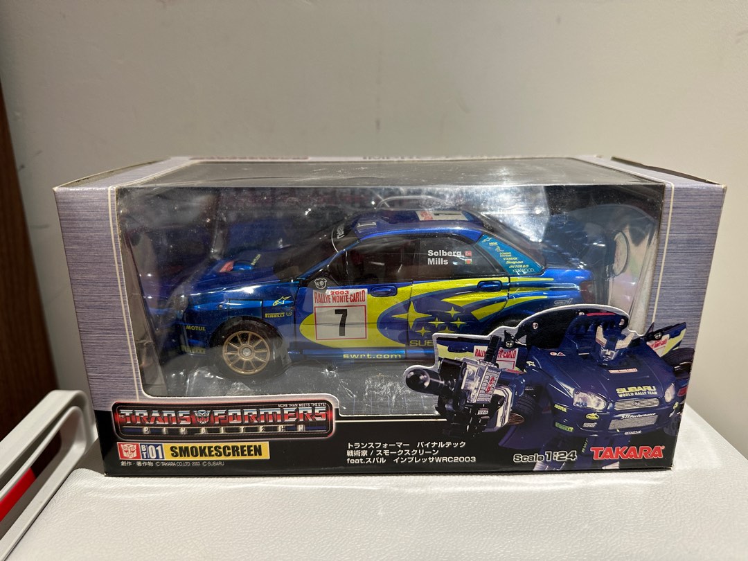 TAKARA Transformer Cybertron Smokescreen Subaru Impreza WRC 2003, 興趣及遊戲 ...